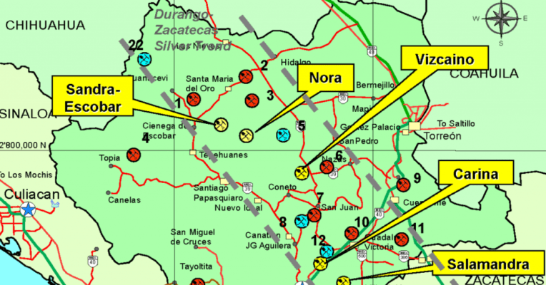 Canasil intercepta oro y plata de alta ley en Nora Durango - Mining México