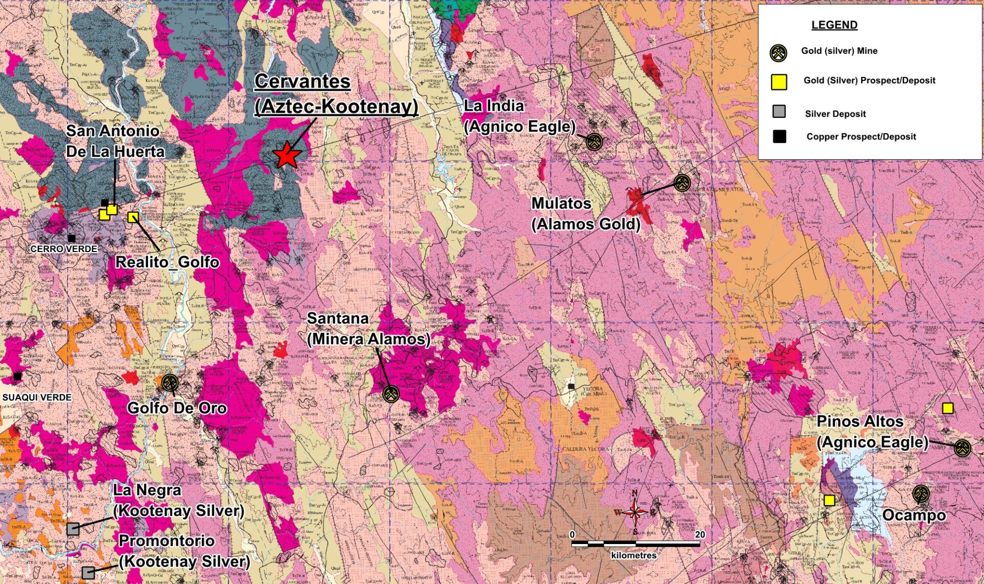 Aztec y Kootenay comienzan perforación en Sonora - Mining México