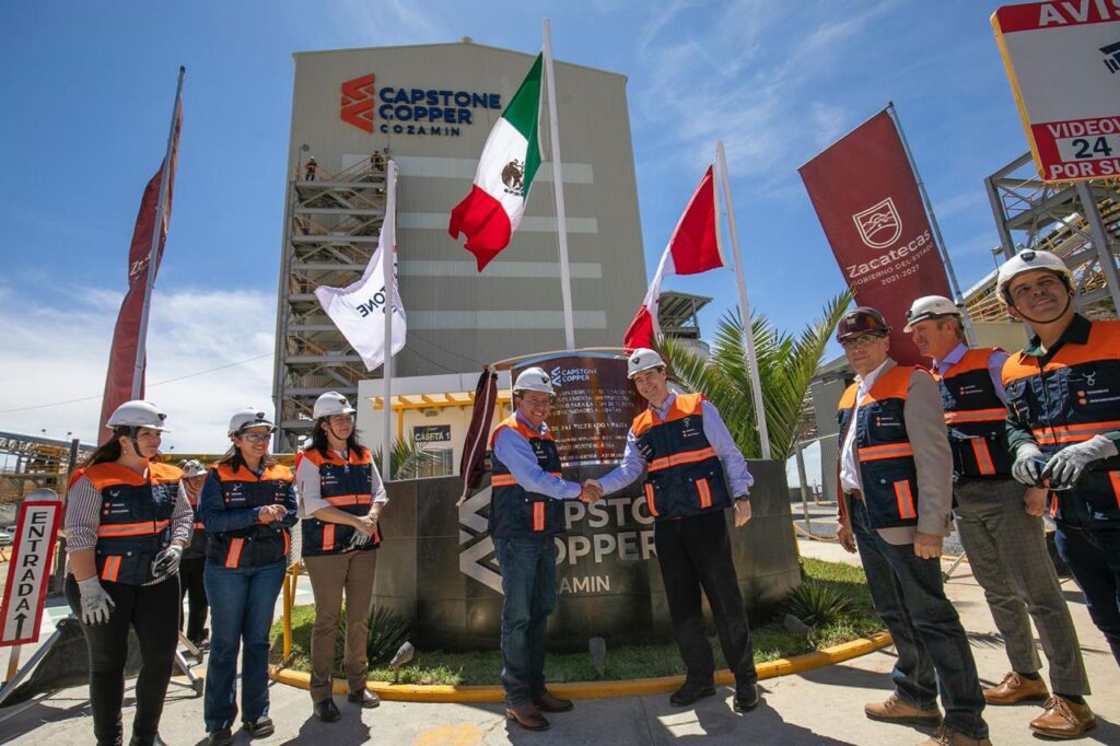 Capstone Copper inaugura planta de 450 mdp en Zacatecas - Mining México