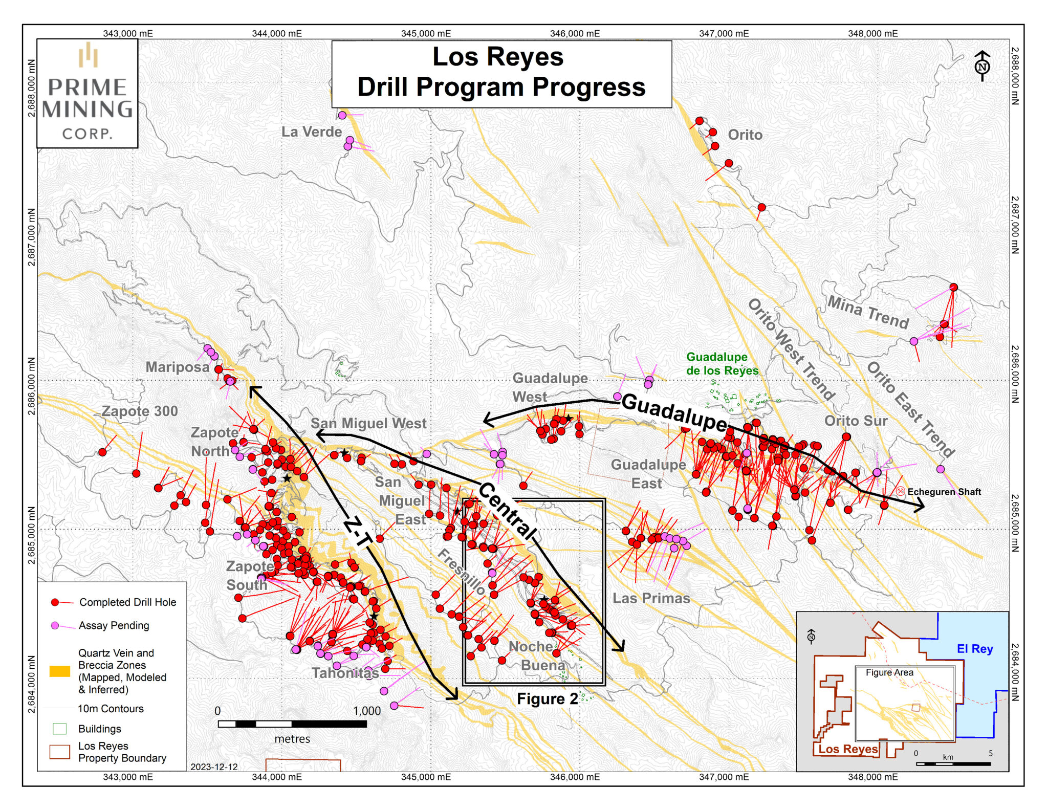 Prime Mining expande aún más la mineralización en proyecto Los Reyes ...